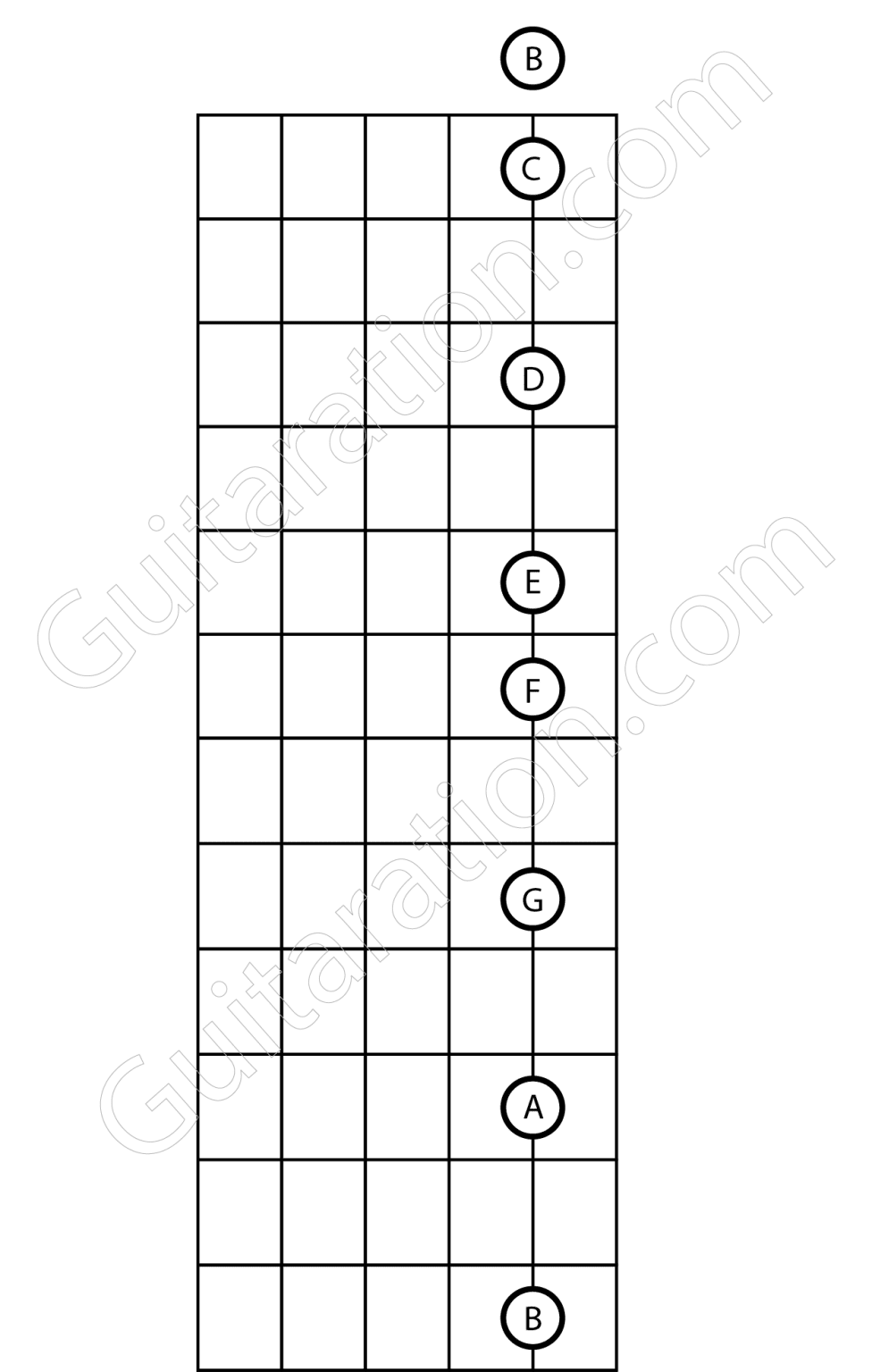 A helpful illustrated Guitar Fretboard Notes Guide!